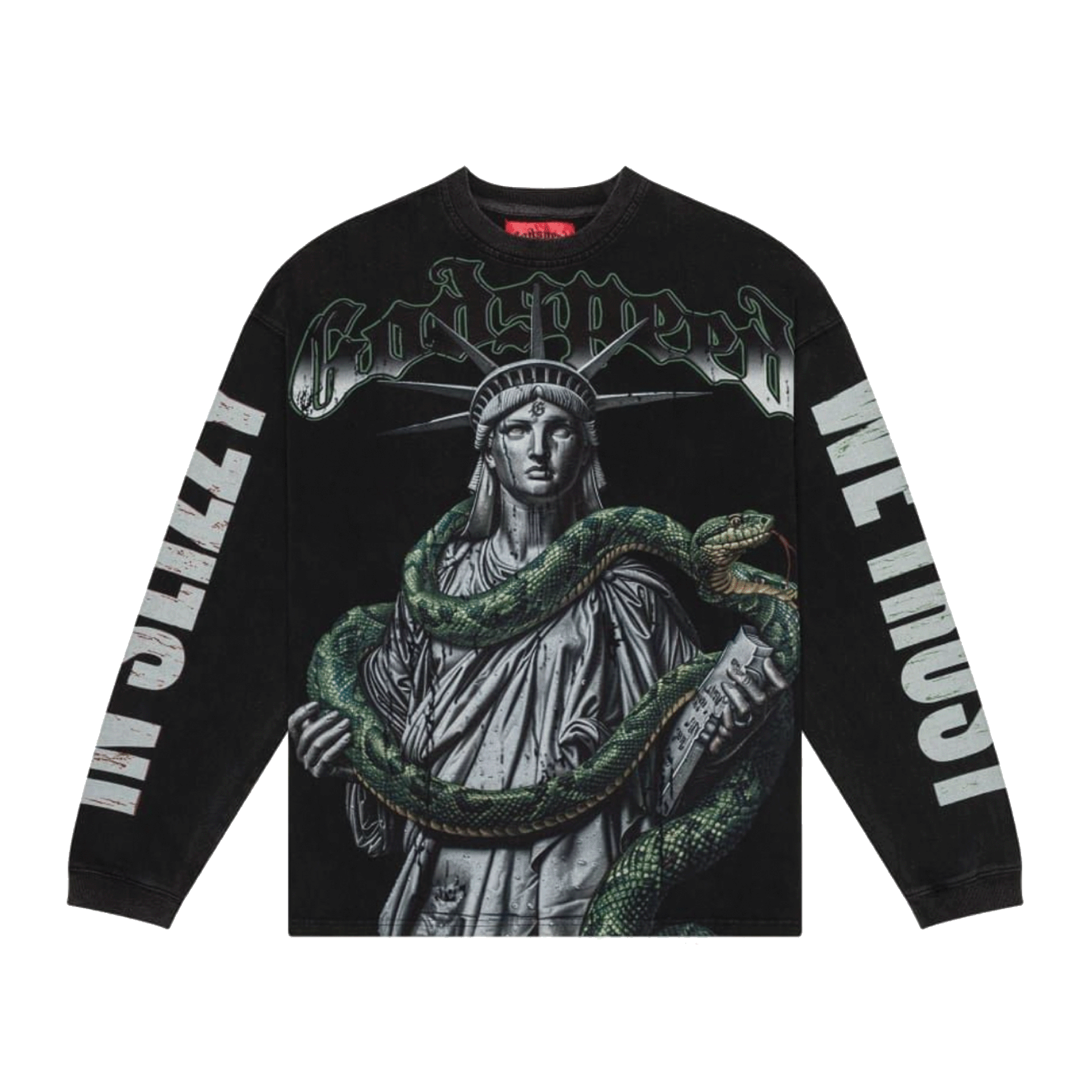 GodSpeed Top 5 Slizzy LS Black Wash – Sole System