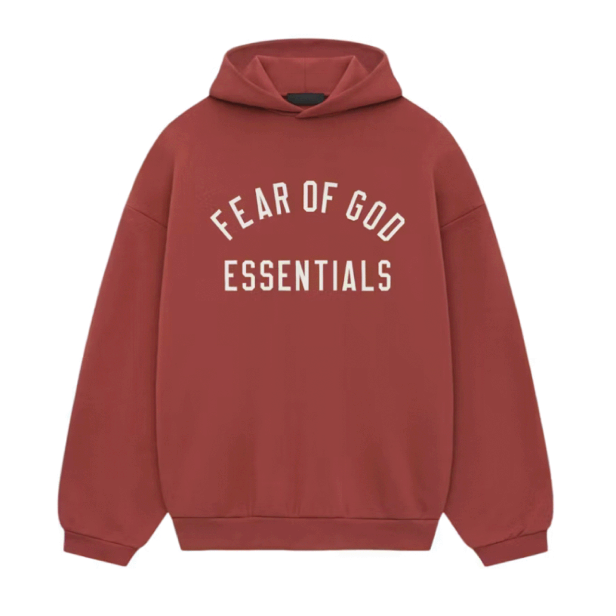 FOG Essentials Fleece Hoodie Crimson – Sole System